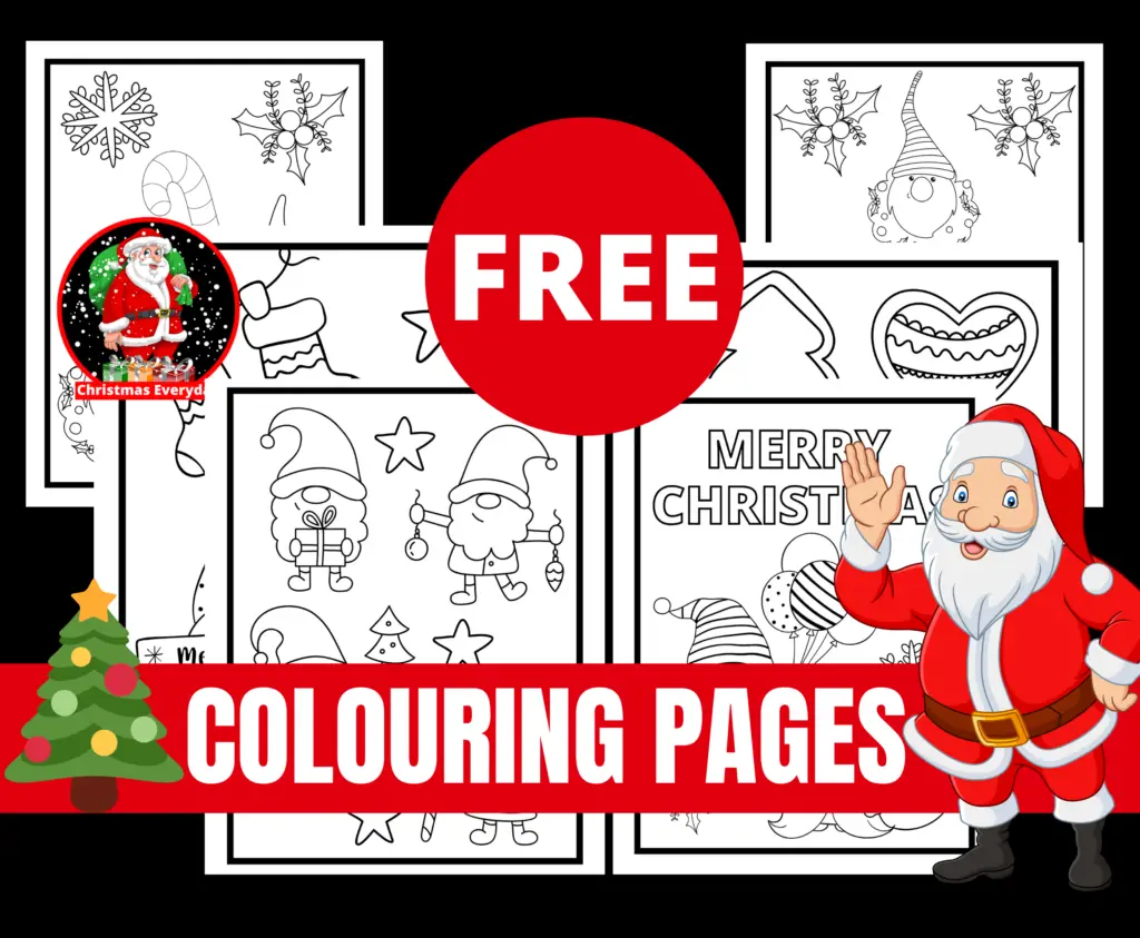 10 Plus Free Christmas Gnomes Coloring Pages - Christmas Everyday Club
