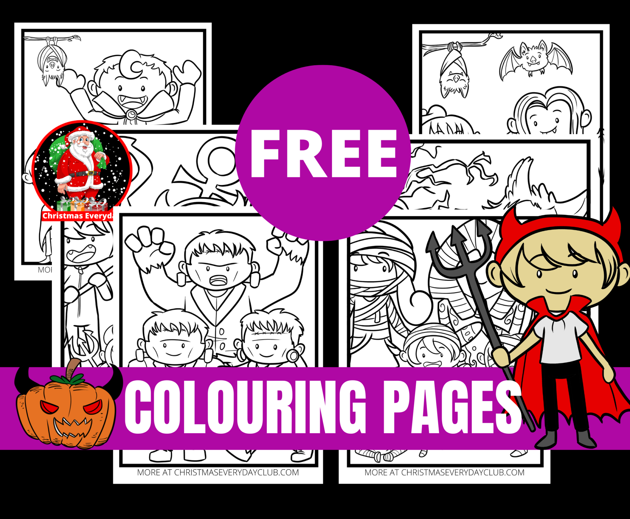 Free Halloween Colouring Pages For The Kids To Enjoy This Halloween ...