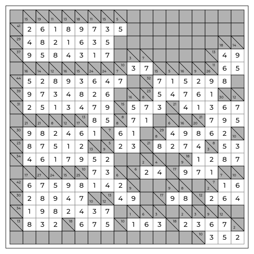 Christmas Cookie Kakuro Puzzles – Christmas Everyday Club
